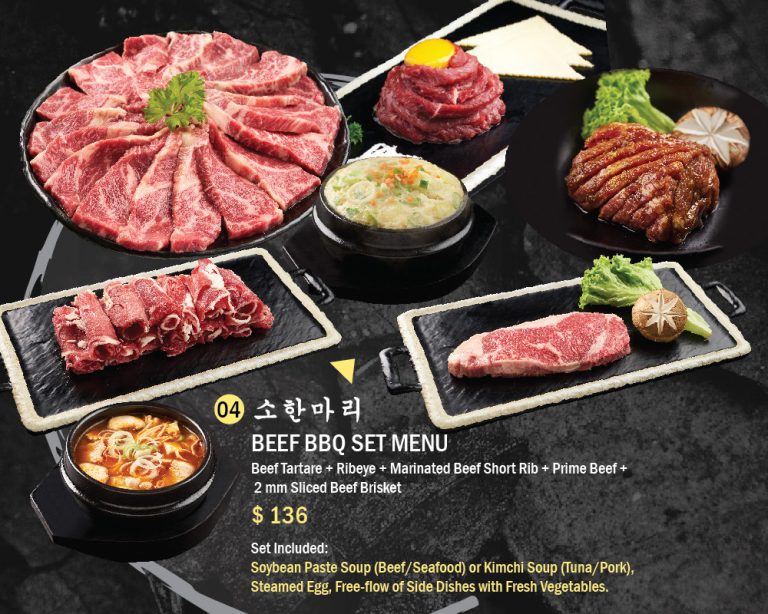 Menu – OMMA Korean Charcoal BBQ